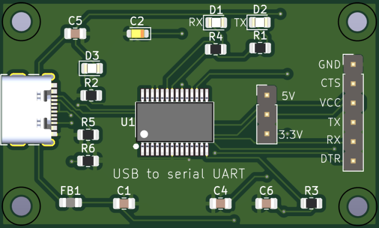 USB to serial UART – Fistsbs